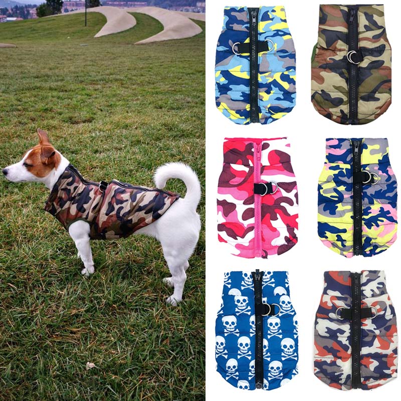 Water-resistant Dog Jacket | Camo Pattern – Max and Lilly Pet Marketplace